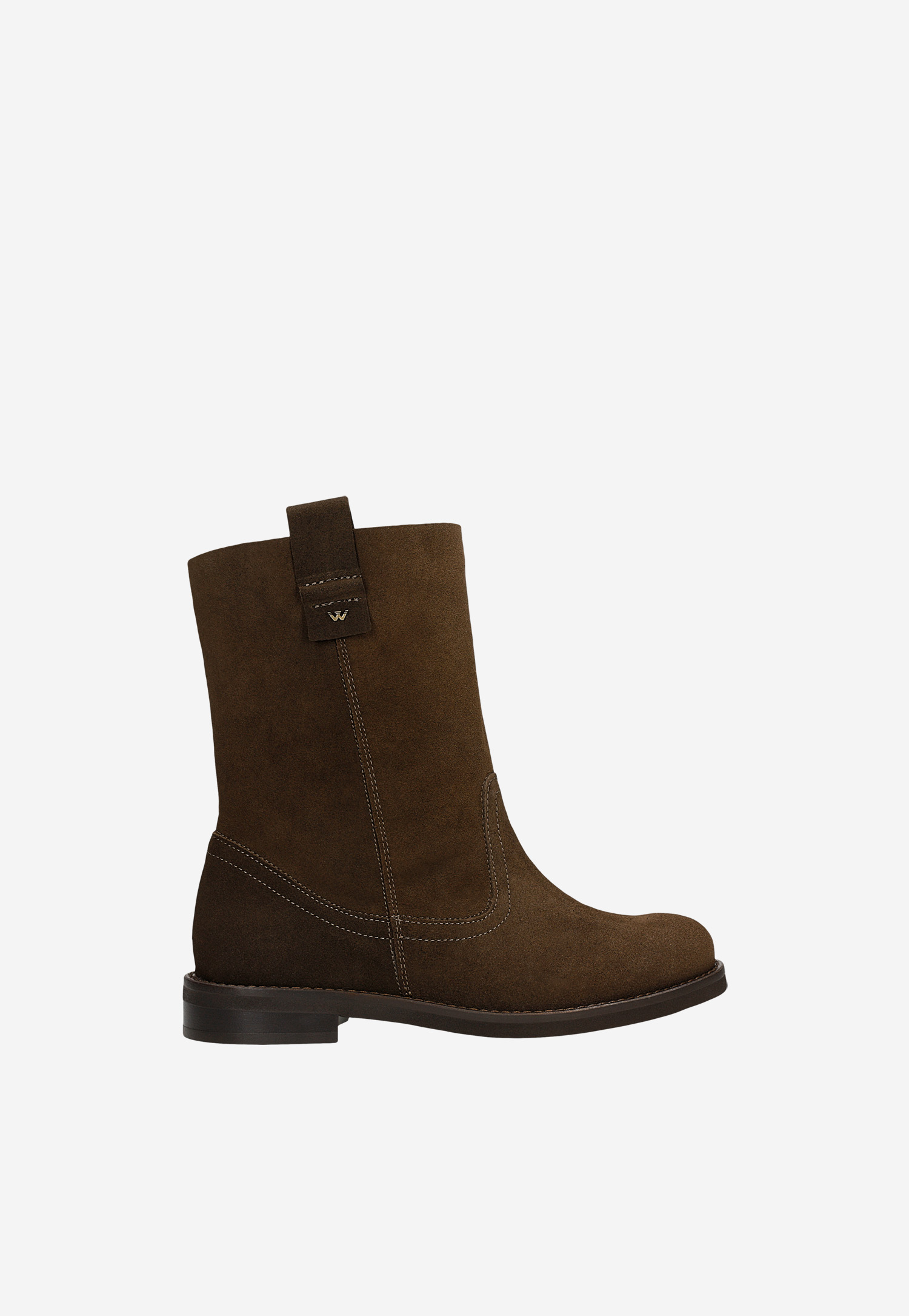 Brązowe botki damskie | Wojas